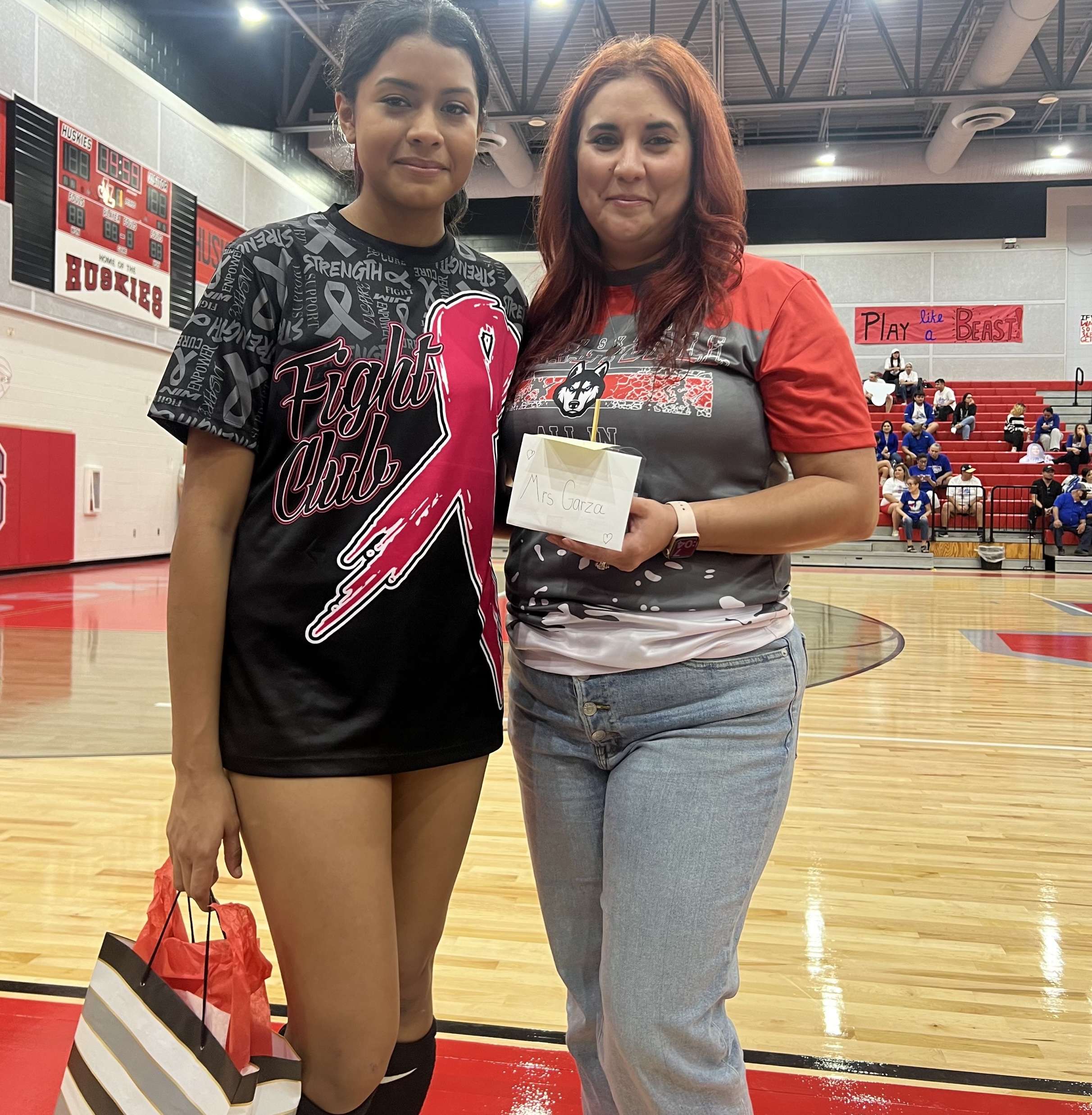 Business teacher Jennifer Garza invited to teacher night during a ...